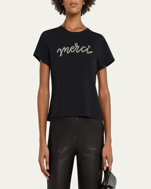 Cinq À Sept Merci Chain Tee