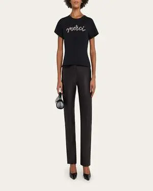 Cinq À Sept Merci Chain Tee