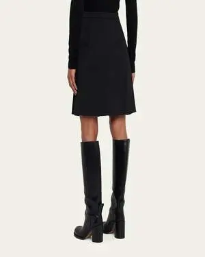 Burberry Eleonora Pleated Skirt
