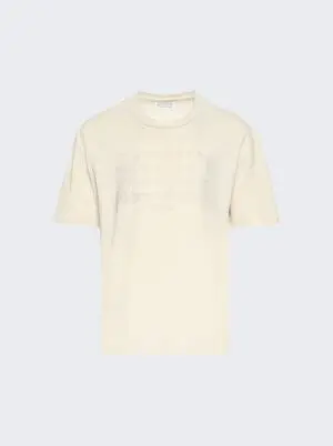 MAISON MARGIELA Short Sleeve Tee Anthracite - Beige
