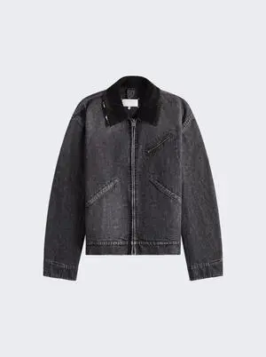 Men's Black Wash Denim Jackets