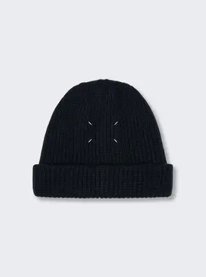 MAISON MARGIELA Cashmere Beanie - Black