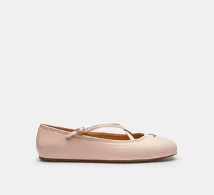 COACH® Phoebe Ballet Flat - Candy Pink
