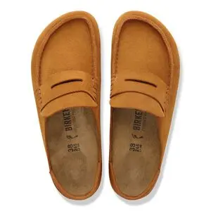 BIRKENSTOCK Naples Wrapped Suede Nubuck Loafer By - Mink