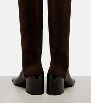 Alaïa Leather Knee-high Boots - Brown