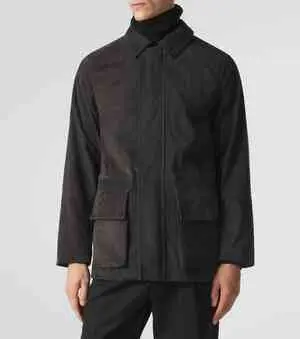 SAMAN AMEL City Suede Jacket