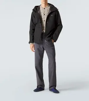 Prada Re-nylon And Suede Sneakers - Blue