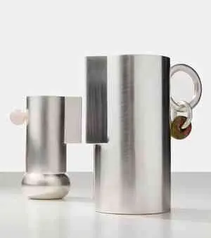 NATALIA CRIADO Embellished -plated Pitcher