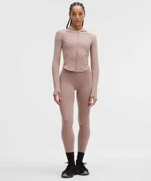 Lululemon Wunder Train Full-zip Jacket - Ashen Rose