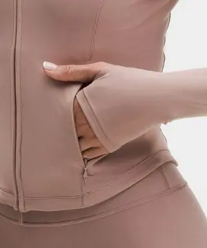 Lululemon Wunder Train Full-zip Jacket - Ashen Rose