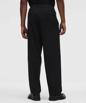 Lululemon Relaxed-fit Pleated Trousers - Black