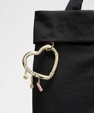 Lululemon Charm Heart Keyring