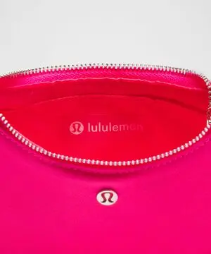Lululemon City Essentials Nano Shoulder Bag - Flamingo Fun/silver