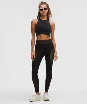 Lululemon Revealknit Cropped Tank Top - Black