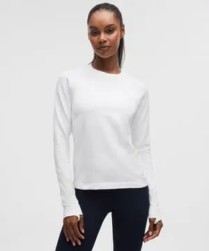 High Low Hem Thermal Tops