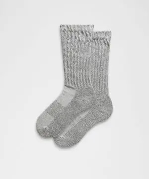 Lululemon Slouch Socks - Heathered Core Light Grey