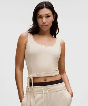 Lululemon Side-tie Cropped Tank Top