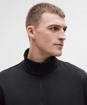Lululemon Heavyweight Soft Jersey Half Zip - Black
