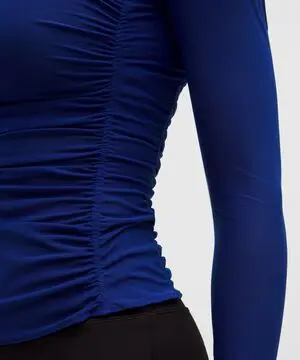 Lululemon Mesh Ruched Long-sleeve Shirt - Riverside