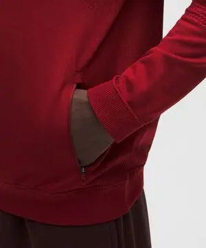 Lululemon Team Canada Engineered Warmth Half Zip - Dark Sport Red/dark Sport Red