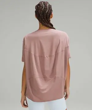 Lululemon Back In Action Short-sleeve Shirt - Twilight Rose
