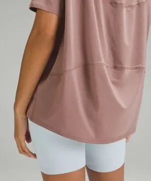 Lululemon Back In Action Short-sleeve Shirt - Twilight Rose