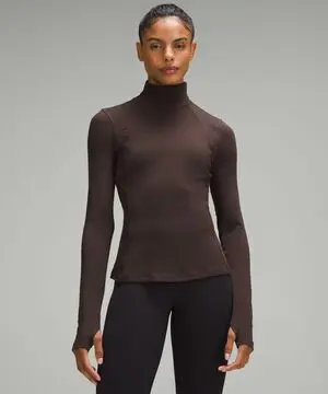Lululemon Long-sleeve Turtleneck Base Layer - Espresso