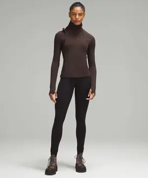 Lululemon Long-sleeve Turtleneck Base Layer - Espresso