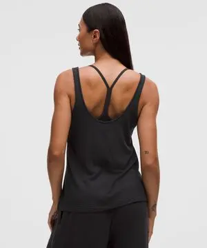 Lululemon Becalm V-neck Tank Top - Black