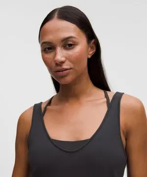 Lululemon Becalm V-neck Tank Top - Black