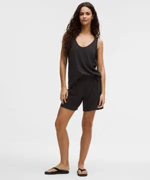 Lululemon Becalm V-neck Tank Top - Black