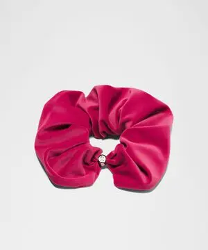 Lululemon Uplifting Oversized Scrunchie Berry Rumble