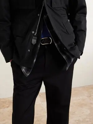 TOM FORD Cotton And Silk-blend Hooded Field Jacket