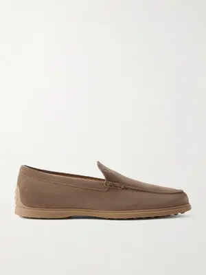 TOD'S Suede Loafers - Brown