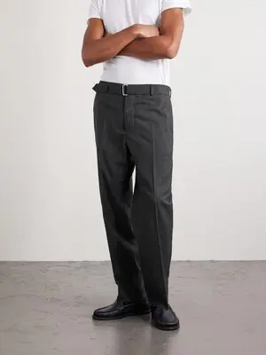 Officine Générale Straight-leg Virgin Wool-blend Trousers