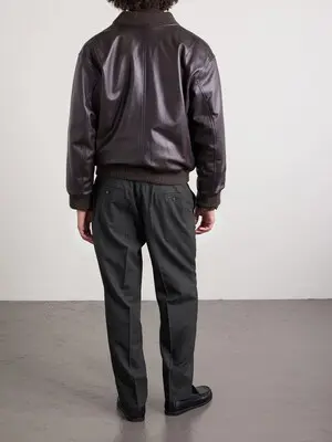 Officine Générale Straight-leg Virgin Wool-blend Trousers