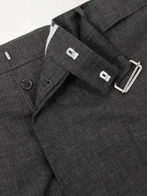 Officine Générale Straight-leg Virgin Wool-blend Trousers