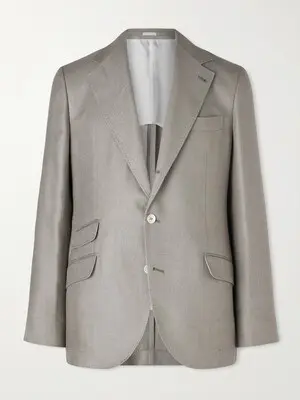 Men's Wool Silk Blend Suits