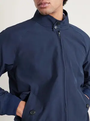 BARACUTA G9 Shell Harrington Jacket - Blue