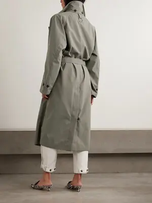 Tibi Frank Belted Layered Trench Coat