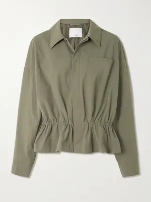 Tibi Waterproof Shell Jacket - Green