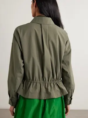 Tibi Waterproof Shell Jacket - Green