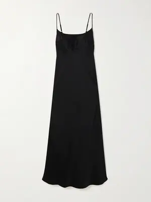Theory Satin Midi Dress