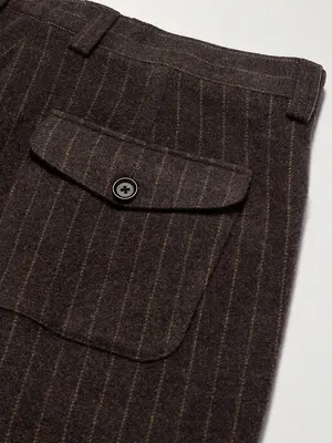 Oliver Peoples Orsman Wide-leg Trousers - Brown