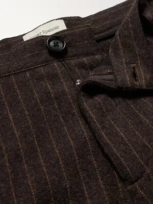 Oliver Peoples Orsman Wide-leg Trousers - Brown