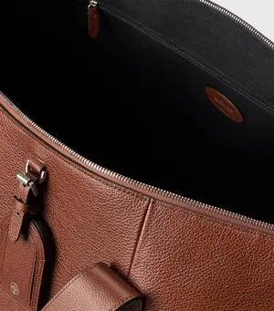 Mulberry Medium Leather Heritage Clipper Holdall