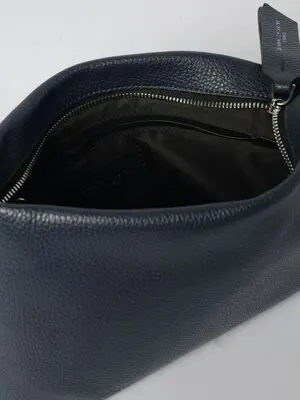 GIANNI CHIARINI Leather Shoulder Bag With Twisted Chain Strap