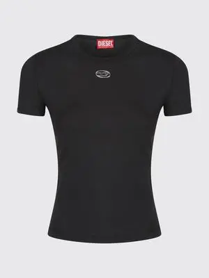 DIESEL® Slim Fit Cotton T-shirt - Black