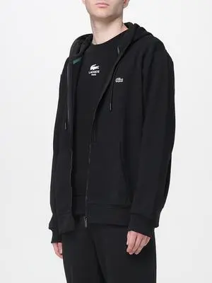Lacoste Zip-up Hoodie - Black