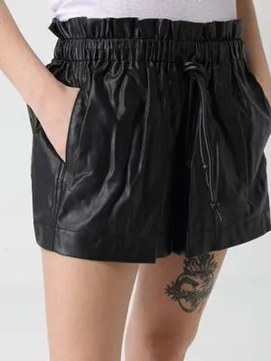 Isabel Marant Étoile Leather Drawstring Shorts